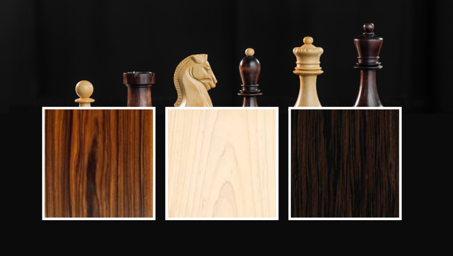 Styles of Chess Pieces & Type of Wood and Material Used