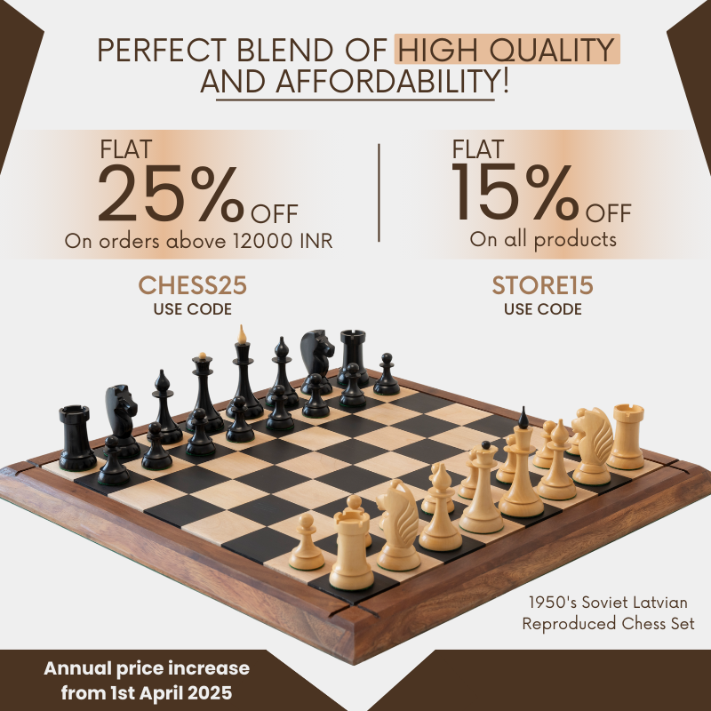 Buy Chess Pieces Sets & Boards at Royal Chess Mall India