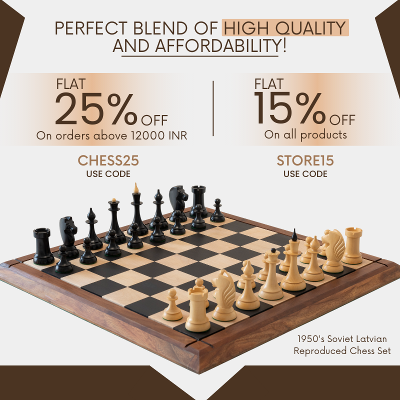 Buy Chess Pieces Sets & Boards at Royal Chess Mall India