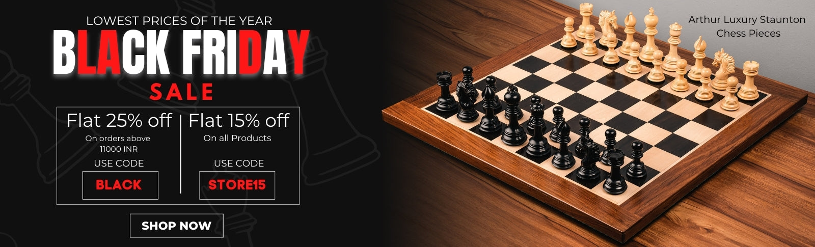 Buy Chess Pieces Sets & Boards at Royal Chess Mall India