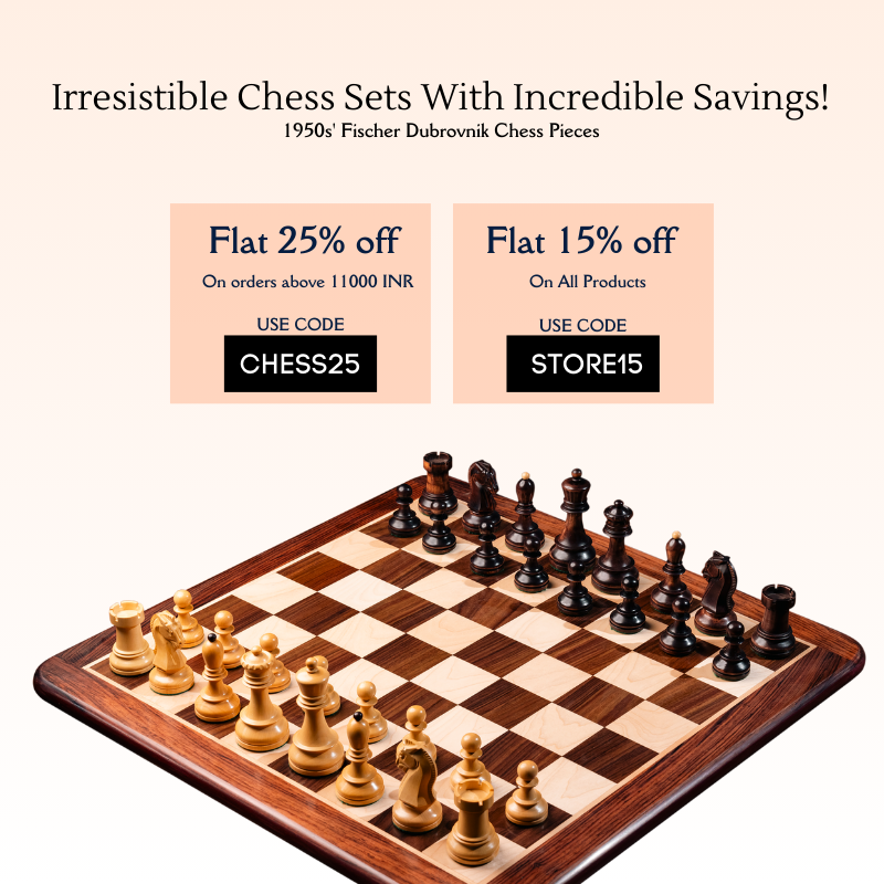 Buy Chess Pieces Sets & Boards at Royal Chess Mall India